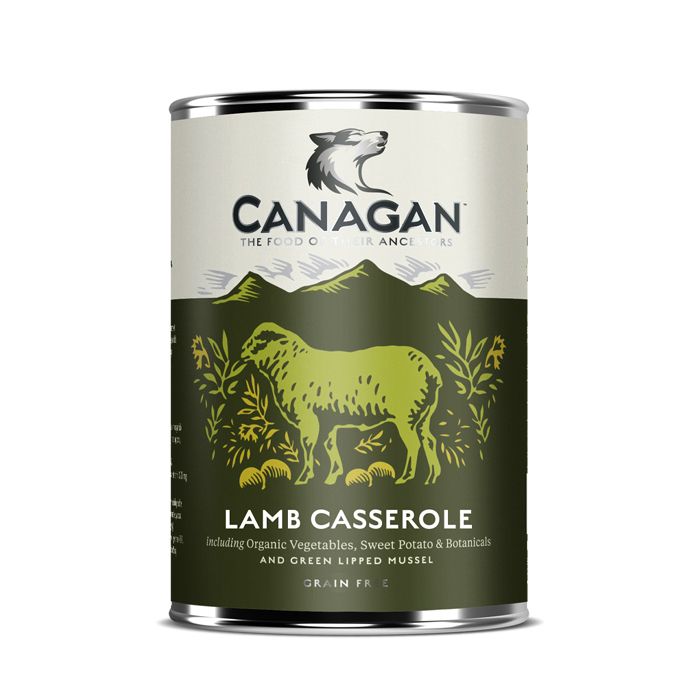 Canagan Lamb Casserole Tin 400g – Riker’s Raw and Natural Pet Food